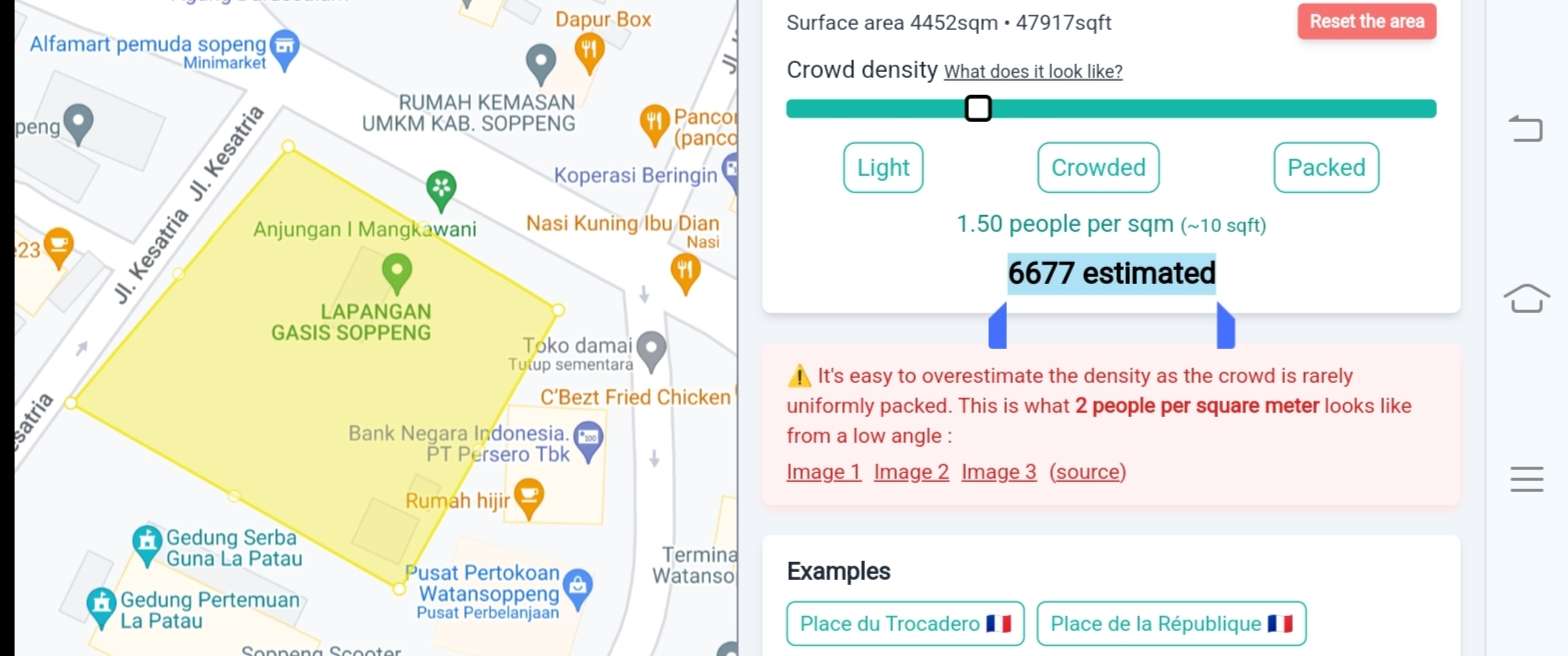 Fitur Map Checking Ini Dapat Mengukur Jumlah Massa pada Kampanye Pemilu 2024 - Makassar Terkini