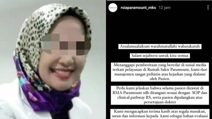 Sikapi Dugaan Malapraktik Dokter Ariyanti Amiruddin, RSIA Paramount Makassar: Sudah Sesuai SOP ...